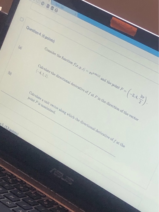 Solved E-X 3D Question 4 (6 points) b) Comide the functie | Chegg.com