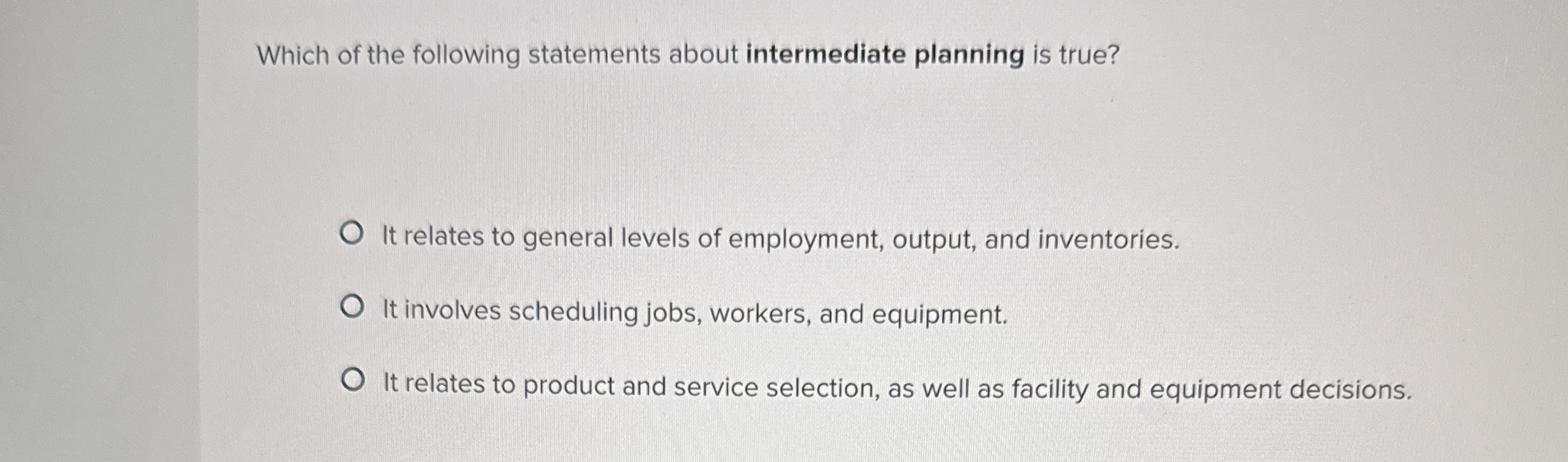 Solved Which of the following statements about intermediate | Chegg.com