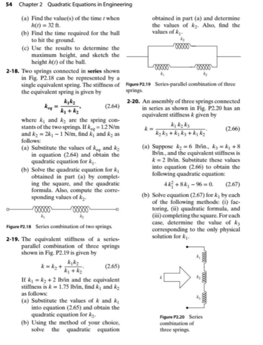 Solved ken 54 Chapter 2 Quadratic Equations in Engineering | Chegg.com