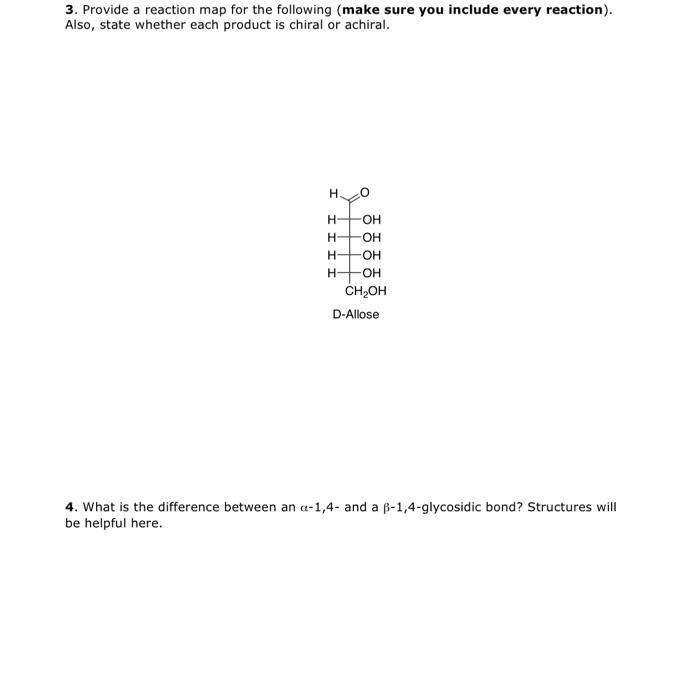 Solved 2. Provide the cyclic hemiacetal form of D-Allose. HO | Chegg.com