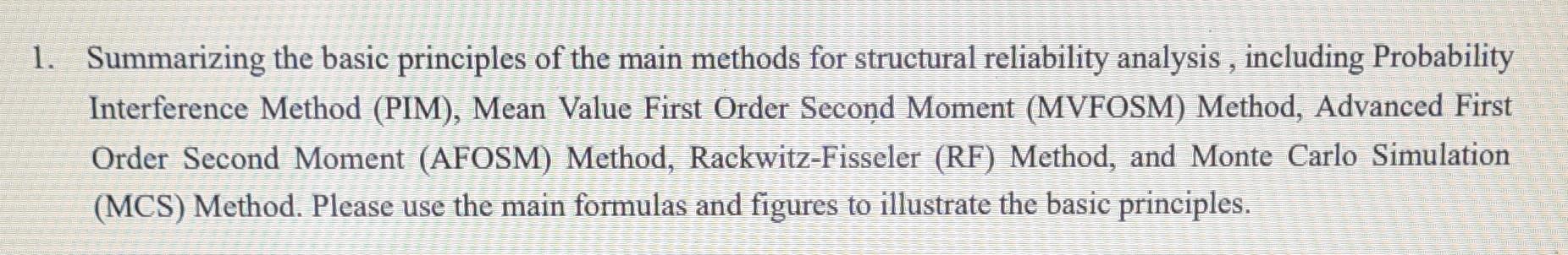 Solved 1. Summarizing the basic principles of the main | Chegg.com