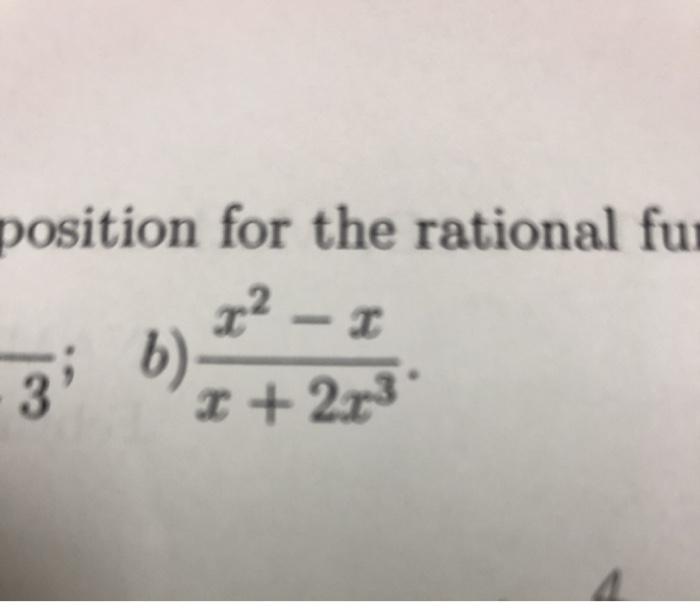Solved position for the rational fu | Chegg.com