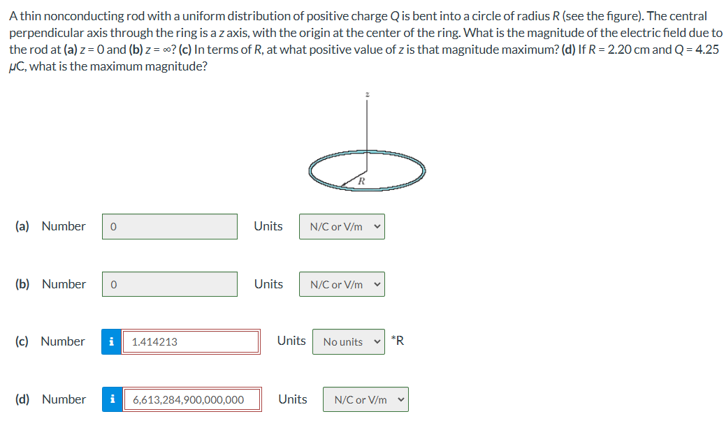 Solved A thin nonconducting rod with a uniform distribution | Chegg.com