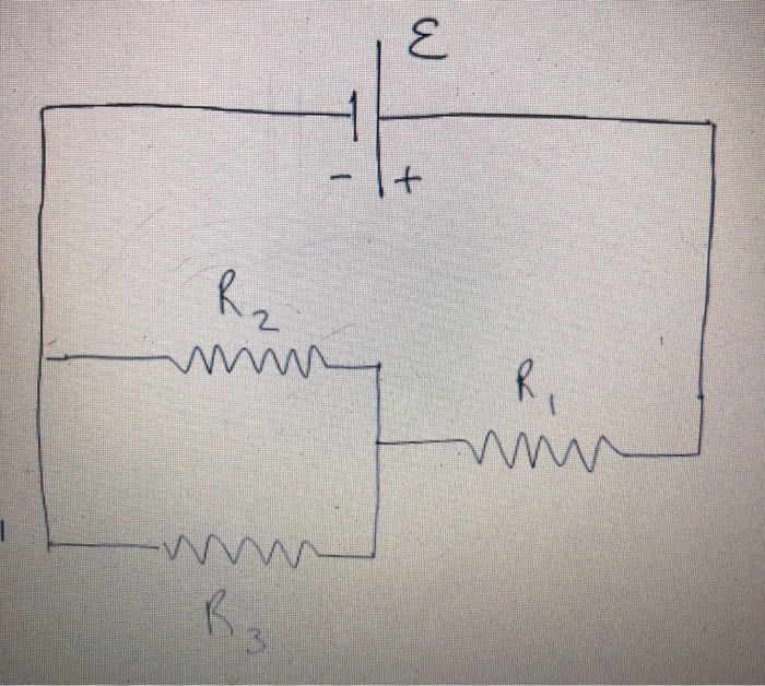 Solved The three resistors in the circuit shown have | Chegg.com