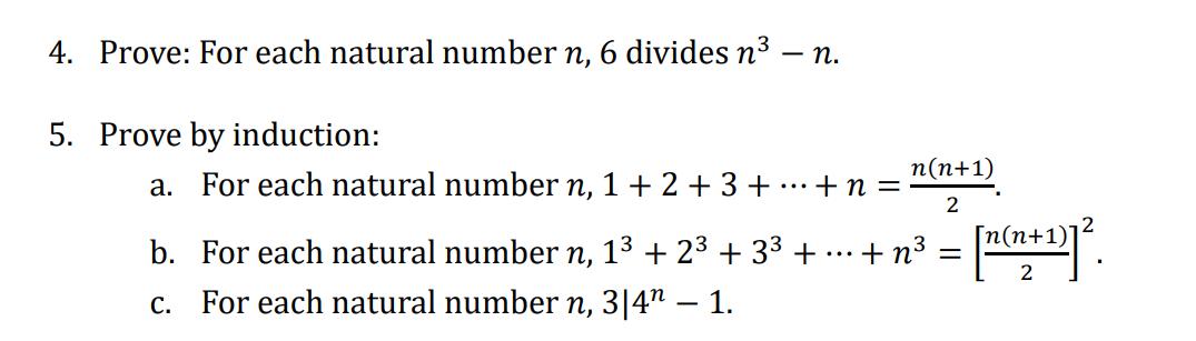 Solved Prove: For each natural number n,6 ﻿divides | Chegg.com