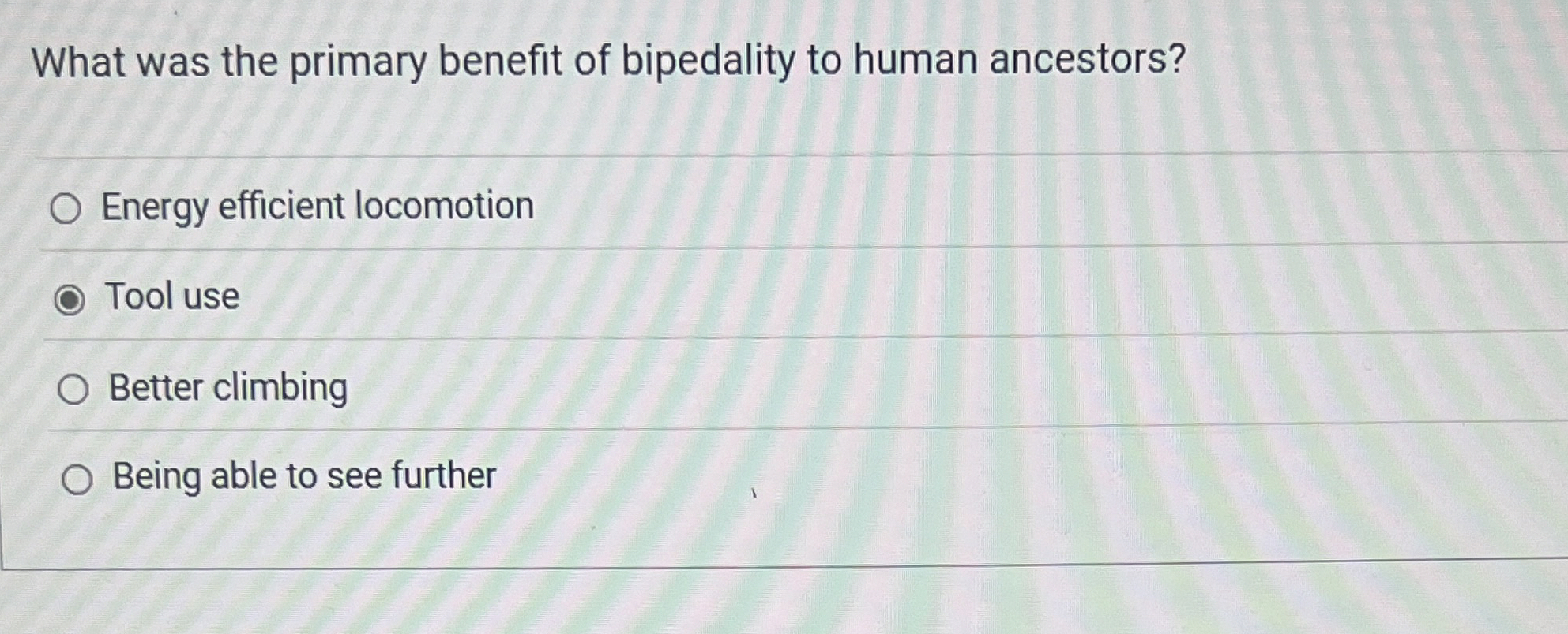 Solved What was the primary benefit of bipedality to human | Chegg.com