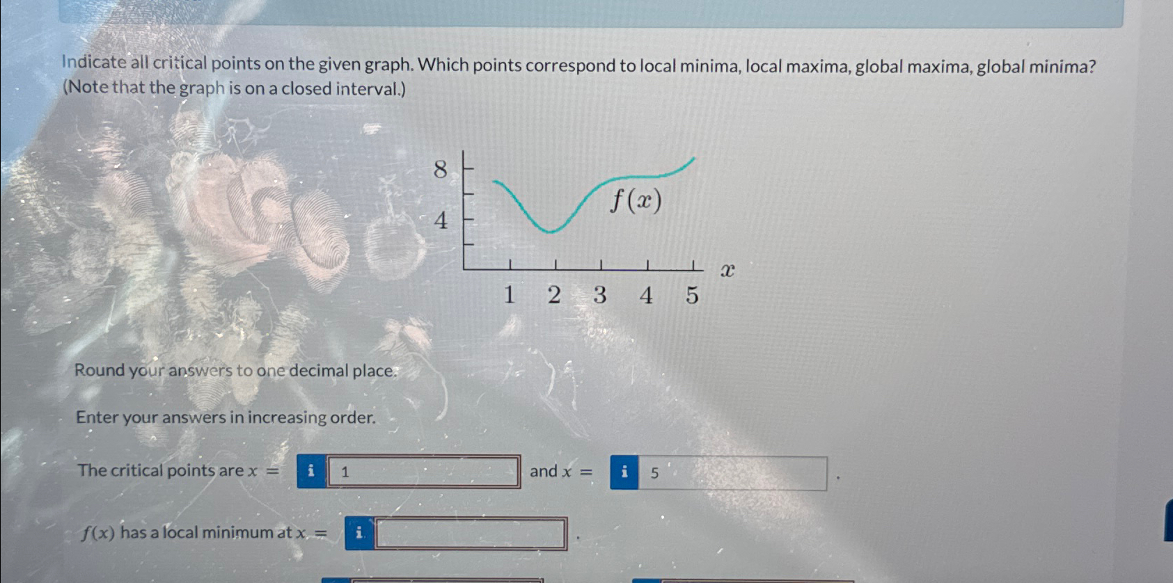 Solved Indicate all critical points on the given graph. | Chegg.com Solved Indicate all critical points on the given graph. | Chegg.com