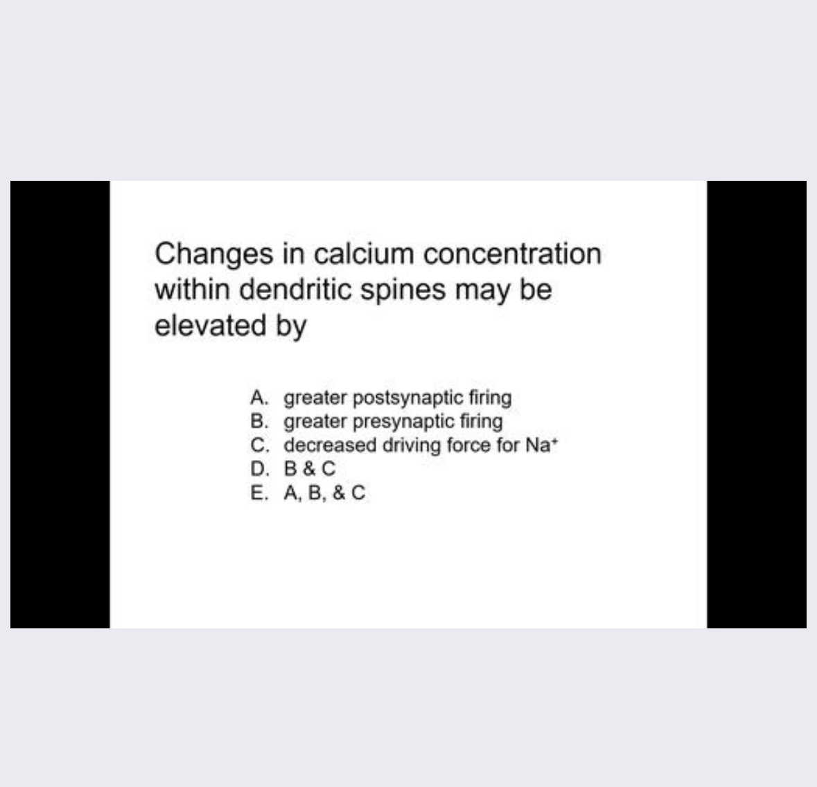 Solved Changes in calcium concentration within dendritic | Chegg.com