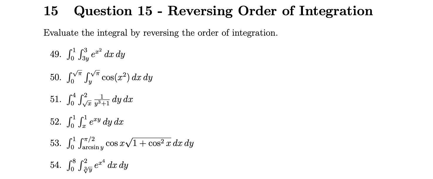 Solved 15 ﻿Question 15 - ﻿Reversing Order of | Chegg.com