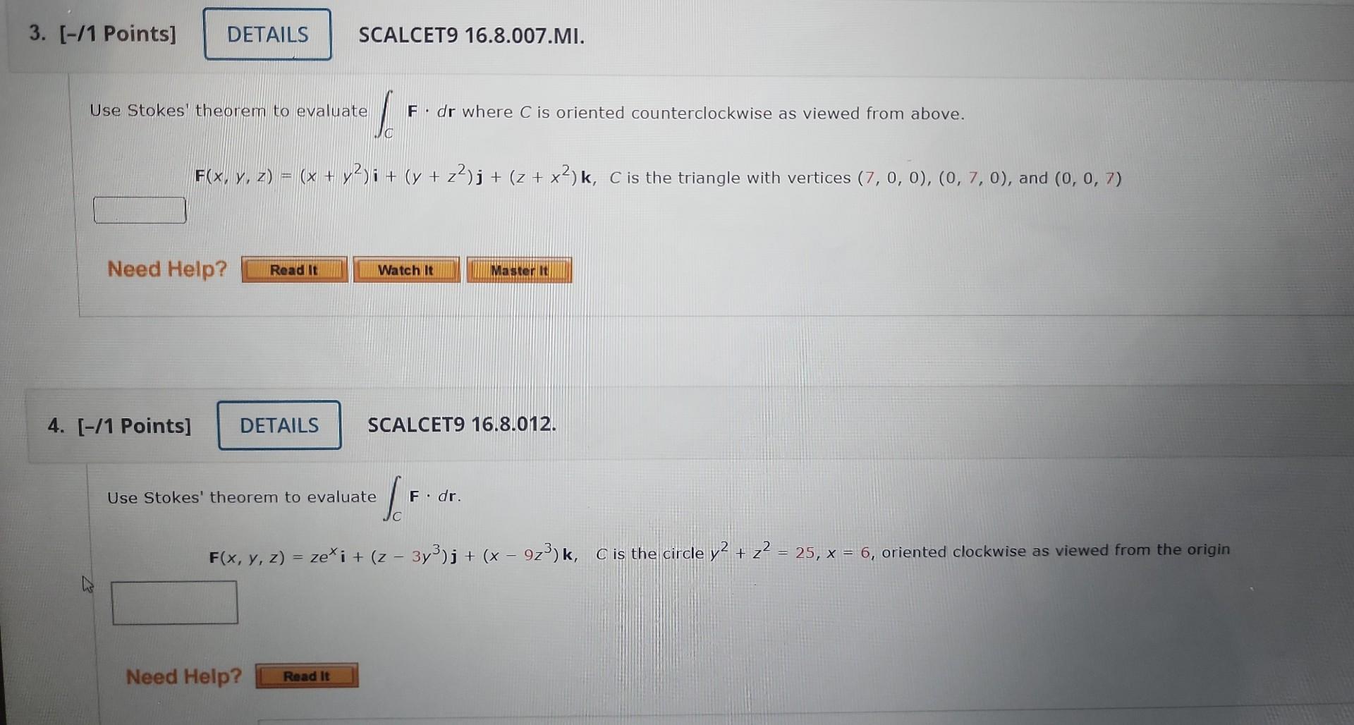 Solved Use Stokes' theorem to evaluate ∫CF⋅dr where C is | Chegg.com