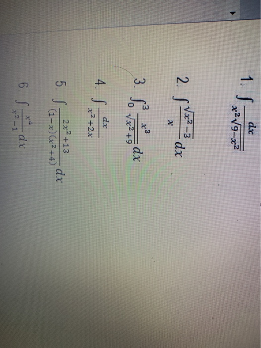 Solved Instruction: All process Solve integrals by | Chegg.com