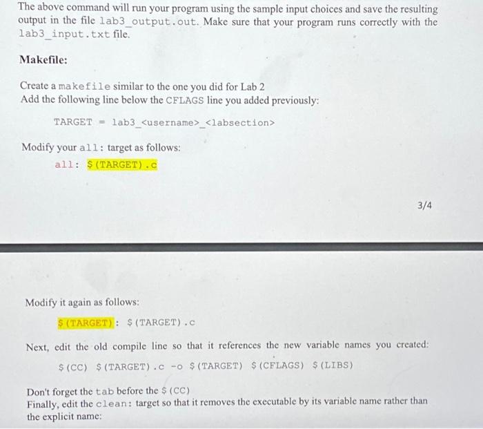 please make sure to use the sample input txt to | Chegg.com