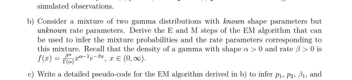 Simulated Observations B ﻿consider A Mixture Of Two