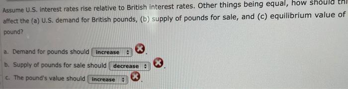 Solved Assume the spot rate of the British pound is $1.71. | Chegg.com