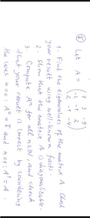 Solved I) Let u1=(1,1,1),u2=(2,−2,−1) and u3=(1,1,−1) be | Chegg.com