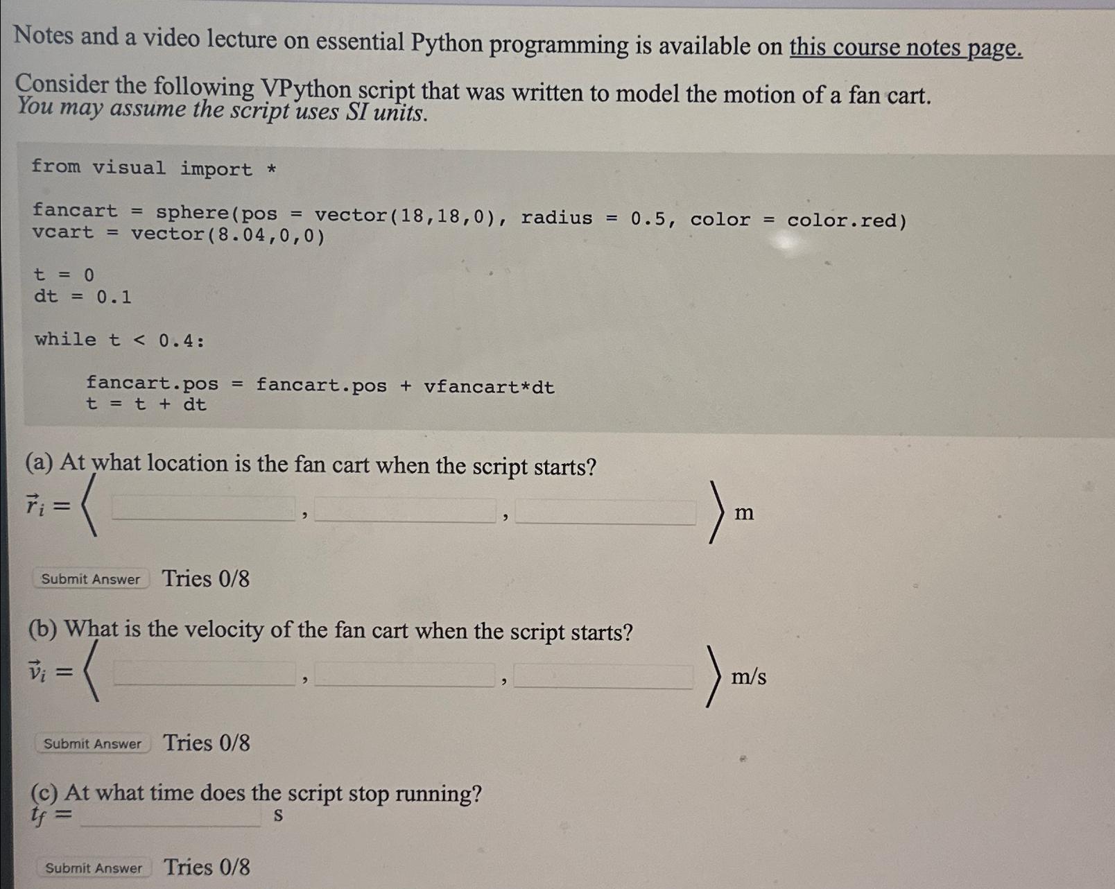 Solved Notes And A Video Lecture On Essential Python