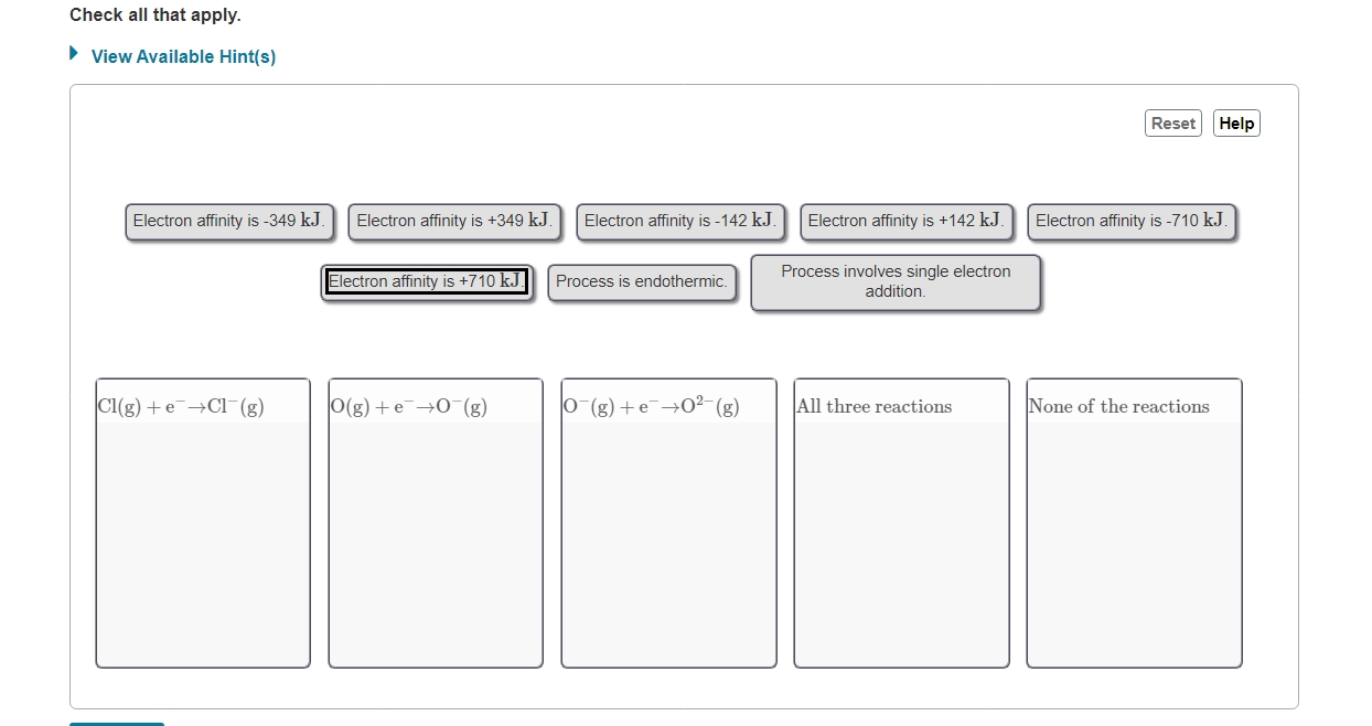 High Quality SOLUTION Check all that apply.View Available Hint(s)1Process | Chegg.com