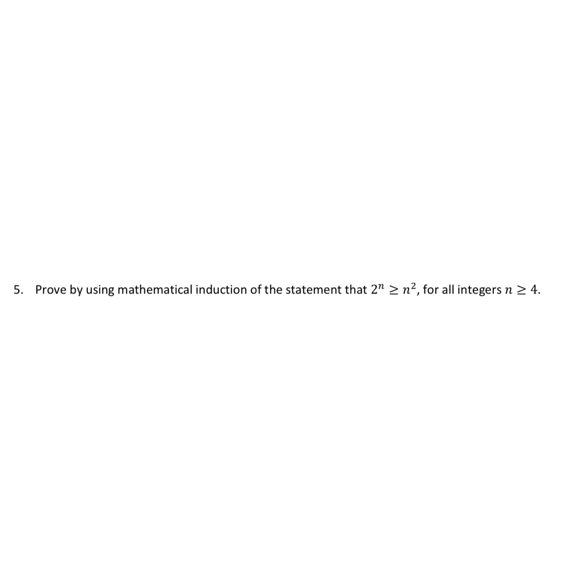 Prove by using mathematical induction of the | Chegg.com