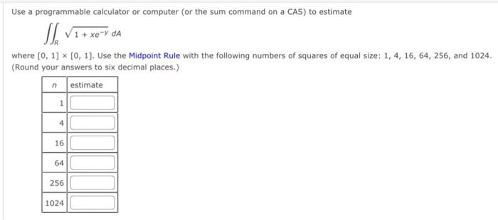 Solved Use a programmable calculator or computer (or the sum | Chegg.com
