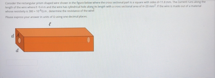 Solved Consider the rectangular prism shaped wire shown in | Chegg.com