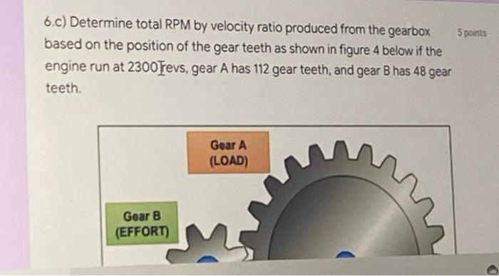 Solved Determine total RPM by velocity ratio produced from | Chegg.com