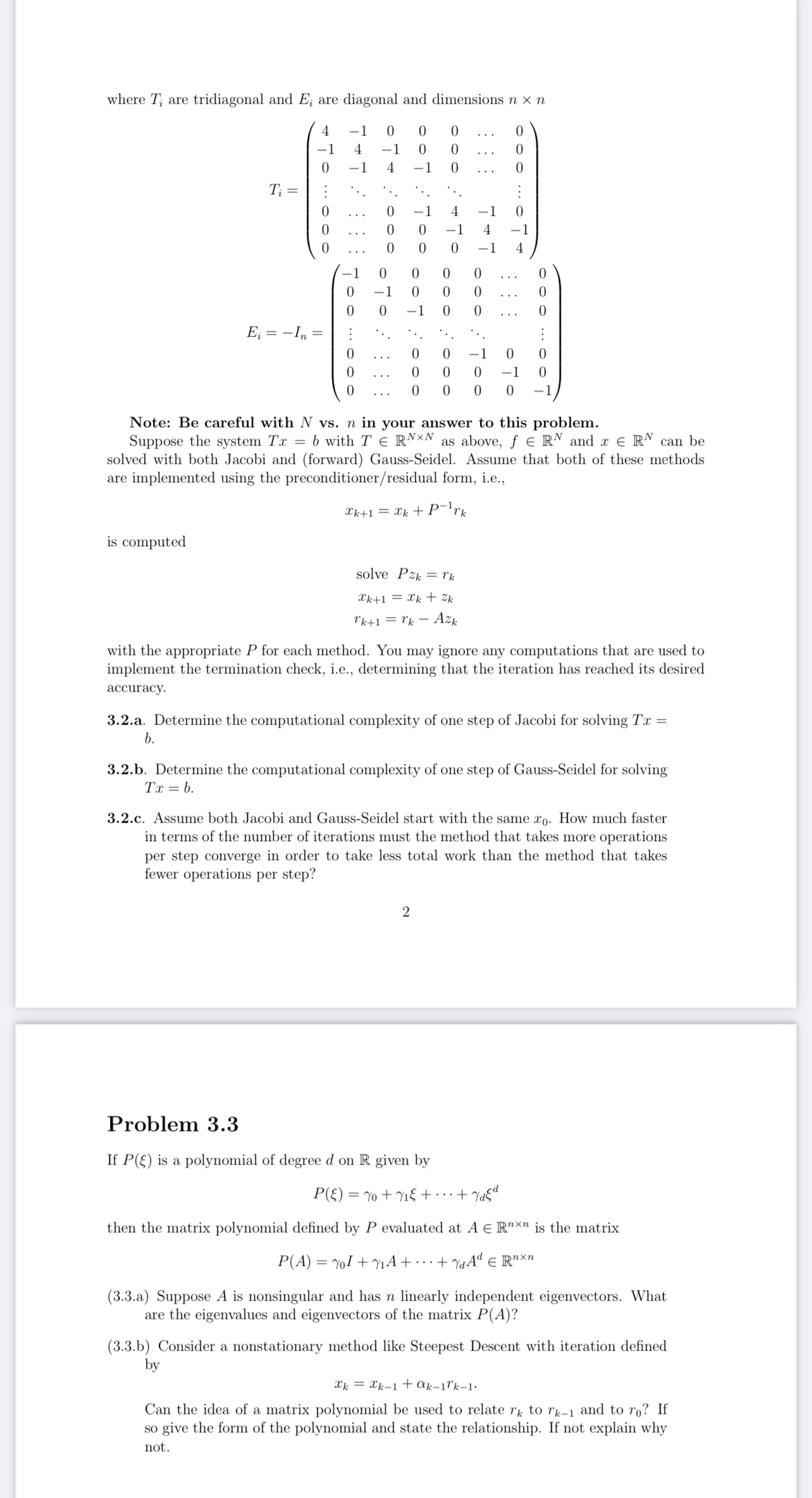 Solved Problem 3.1Suppose x ﻿and y ﻿are two sparse vectors | Chegg.com