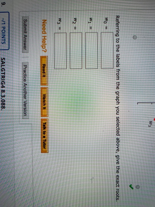 Solved Find the indicated roots and graph them in the | Chegg.com