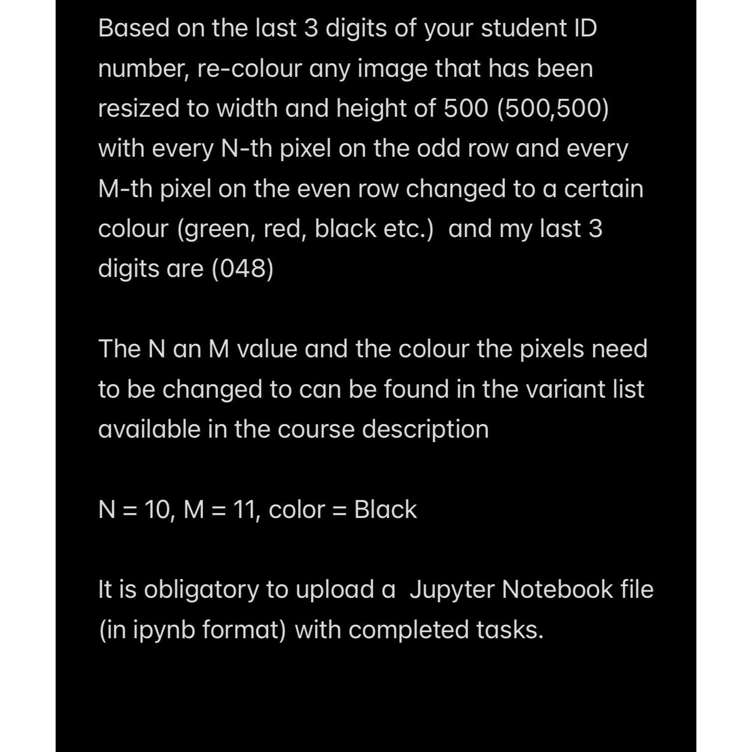 Solved Based on the last 3 ﻿digits of your student ID | Chegg.com