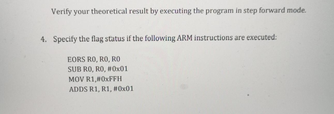 Solved Verify your theoretical result by executing the | Chegg.com