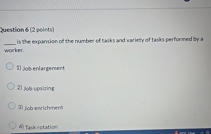 Solved Question 6 ( 2 ﻿points) ﻿is the expansion of the | Chegg.com