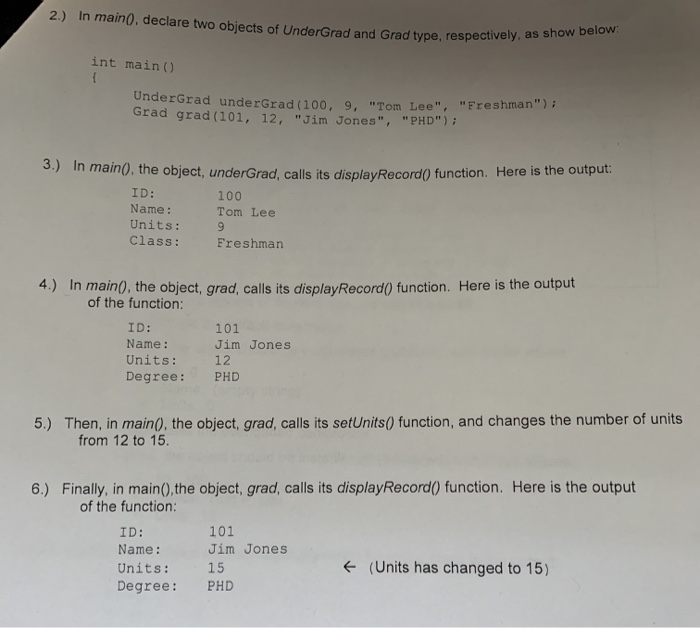 Solved HW 8b - Inheritance and pure virtual functions - This | Chegg.com
