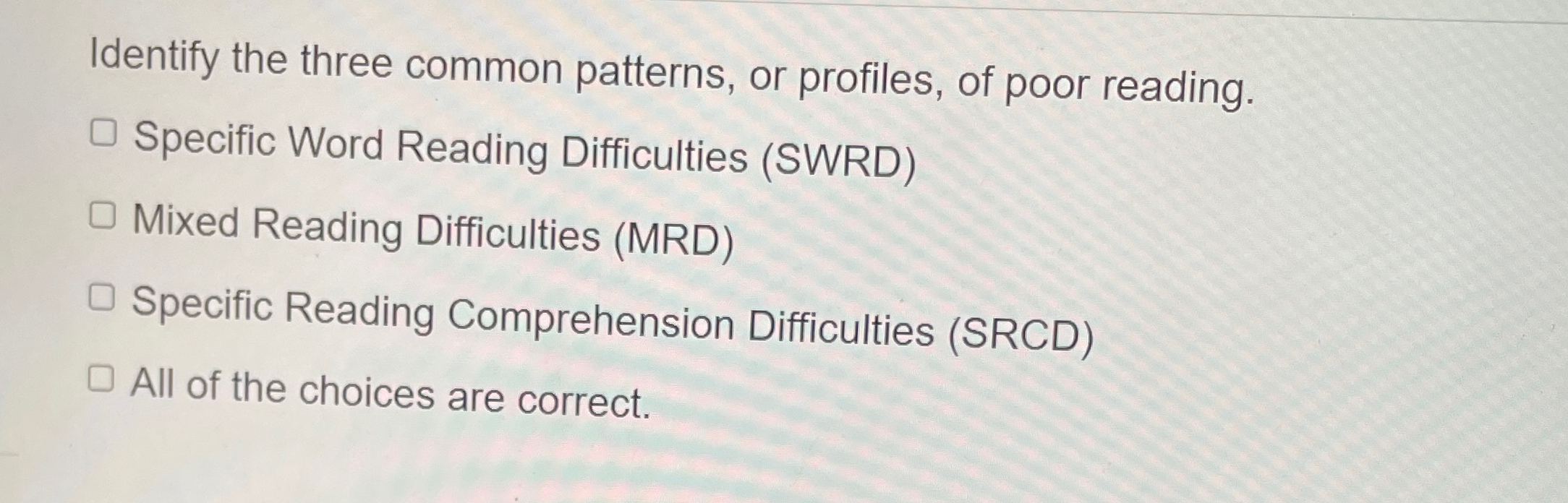 Solved Identify the three common patterns, or profiles, of | Chegg.com