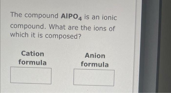 Solved The compound CaS is an ionic compound. What are the | Chegg.com
