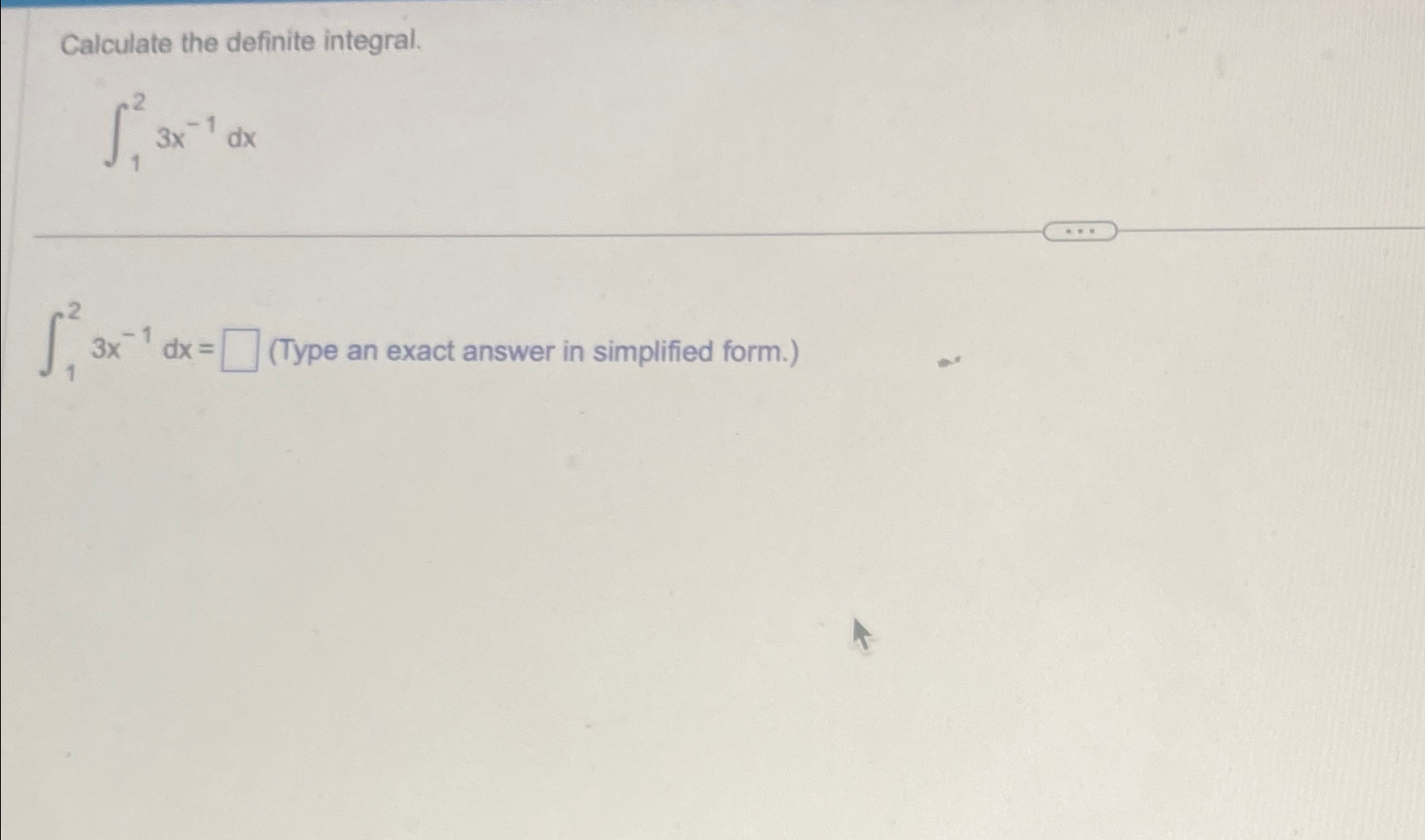 Solved Calculate the definite | Chegg.com