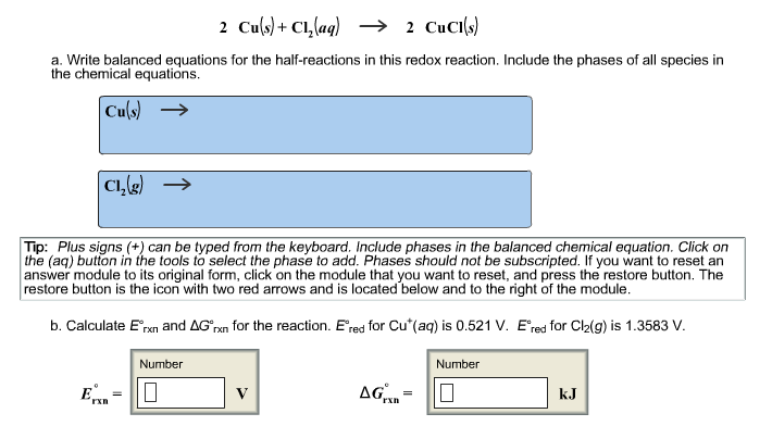 Solved: Write Balanced Equations For The Half-reactions In... | Chegg.com