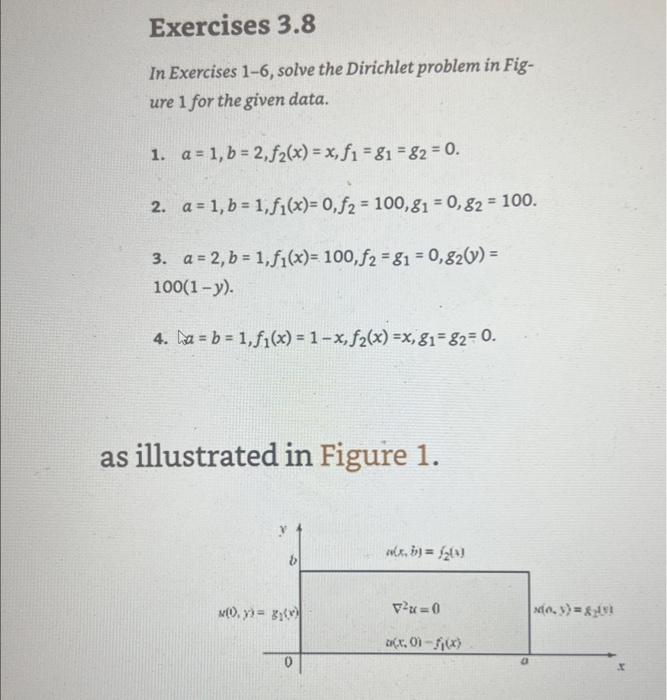 In Exercises 1-6, solve the Dirichlet problem in | Chegg.com