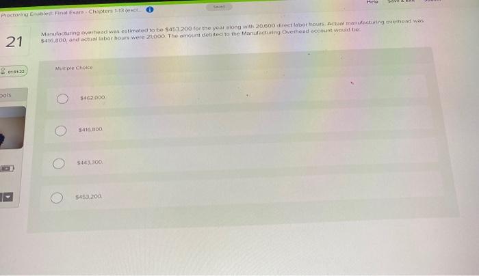 Solved Help Proctoring Enable Final Chapters 1-12(excl 21 | Chegg.com