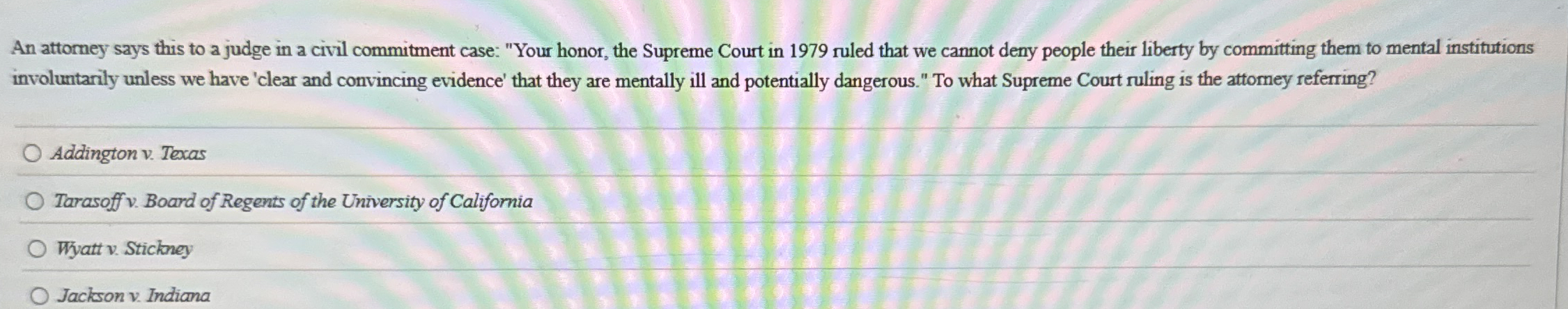 Solved An attorney says this to a judge in a civil | Chegg.com