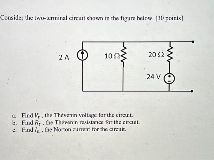 Solved Consider the two-terminal circuit shown in the figure | Chegg.com