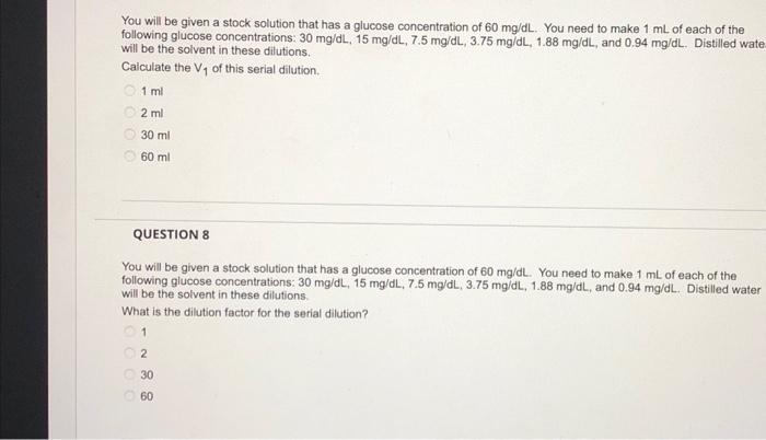 Solved lab are described as "milligrams per deciliter" ( | Chegg.com