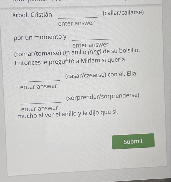 Got it? Total points: --/10 Complete the paragraph | Chegg.com