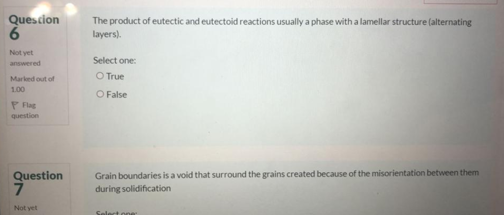 Plase anwer q6 and q7 Both q are (t or f) | Chegg.com