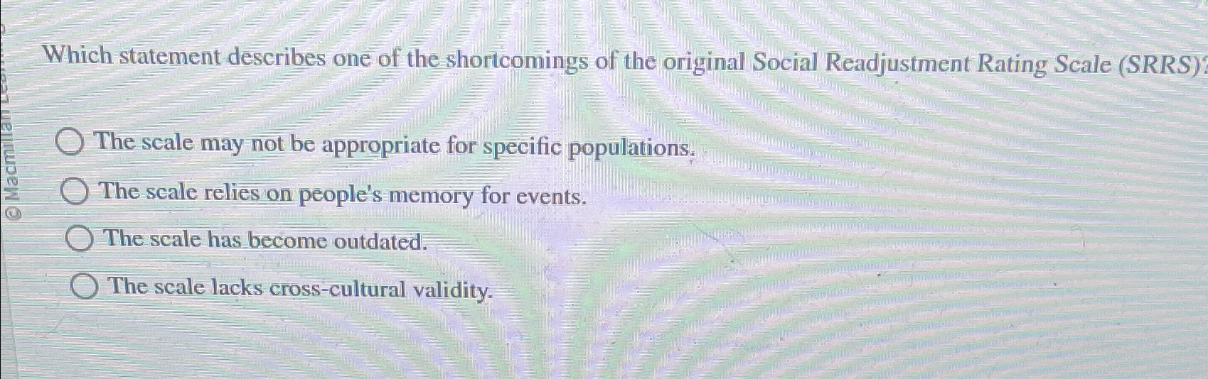 Solved Which statement describes one of the shortcomings of | Chegg.com