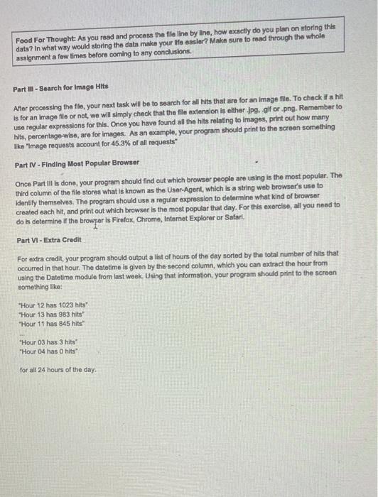 Week 3 Assignment - Text Processing Overview This | Chegg.com