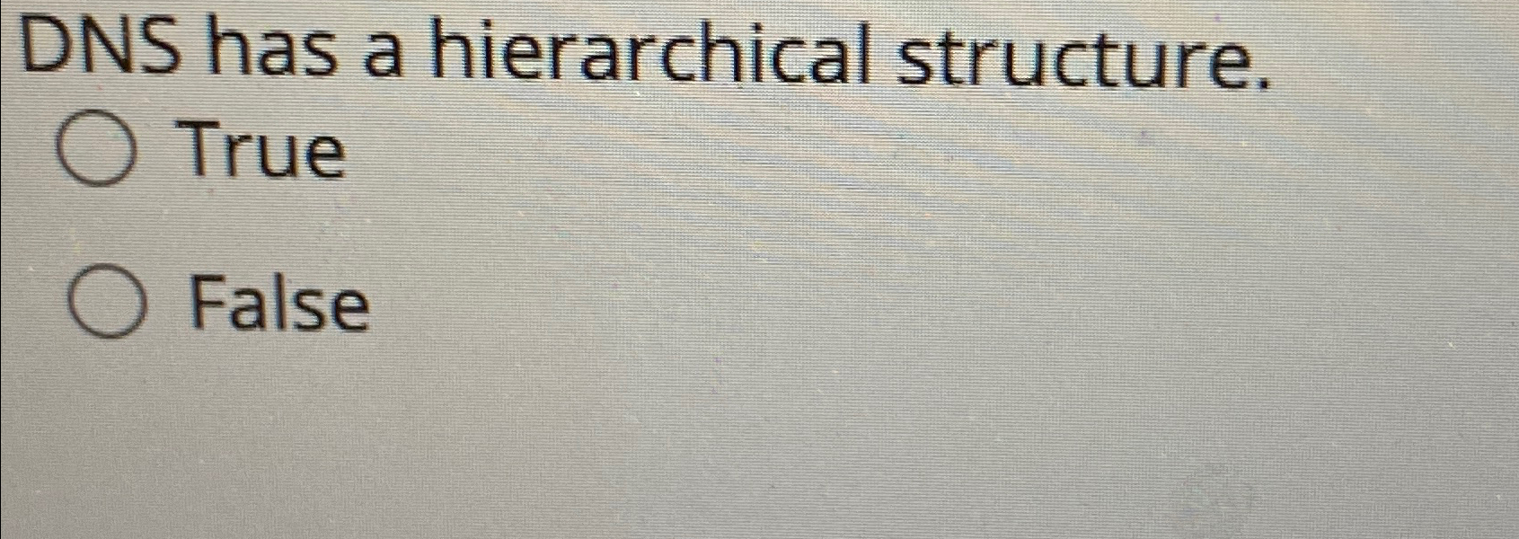 Solved DNS has a hierarchical structure.TrueFalse | Chegg.com