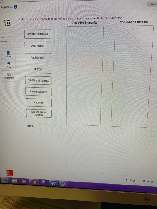 Solved Saved Chapter 21 18 Indicate whether each item | Chegg.com