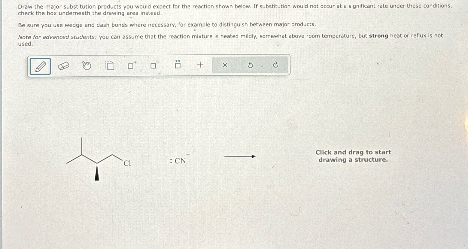 Solved Draw the major substitution products you would expect | Chegg.com