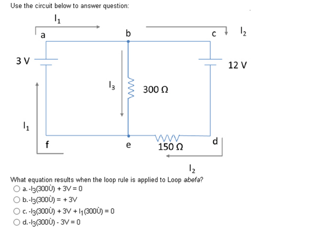 Solved Use the circuit below to answer question:What | Chegg.com