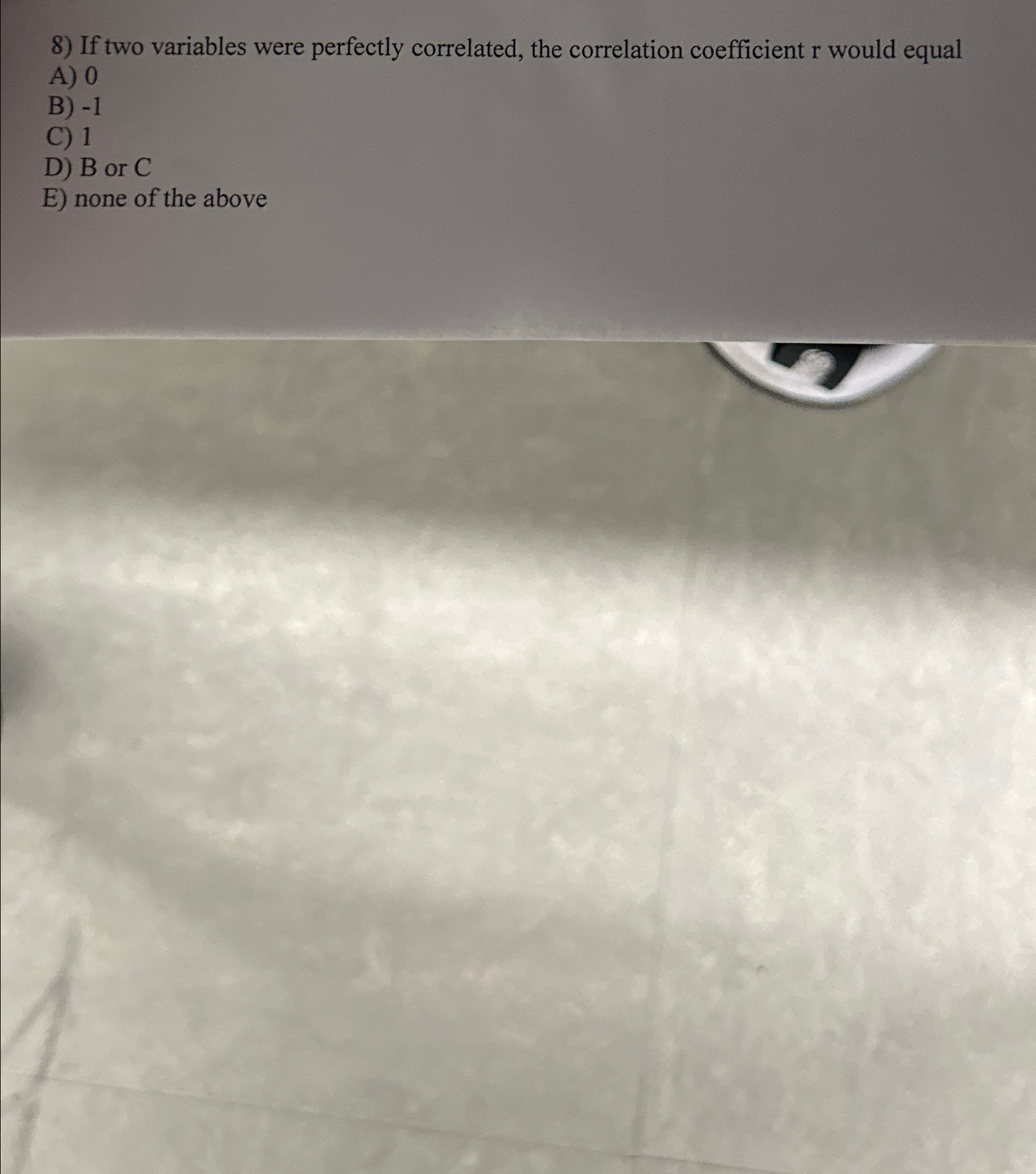 Solved If two variables were perfectly correlated, the | Chegg.com