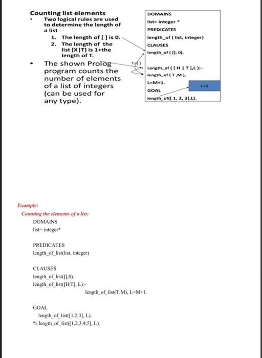 Solved Lab 04 List Processing In Prolog Objective This Lab